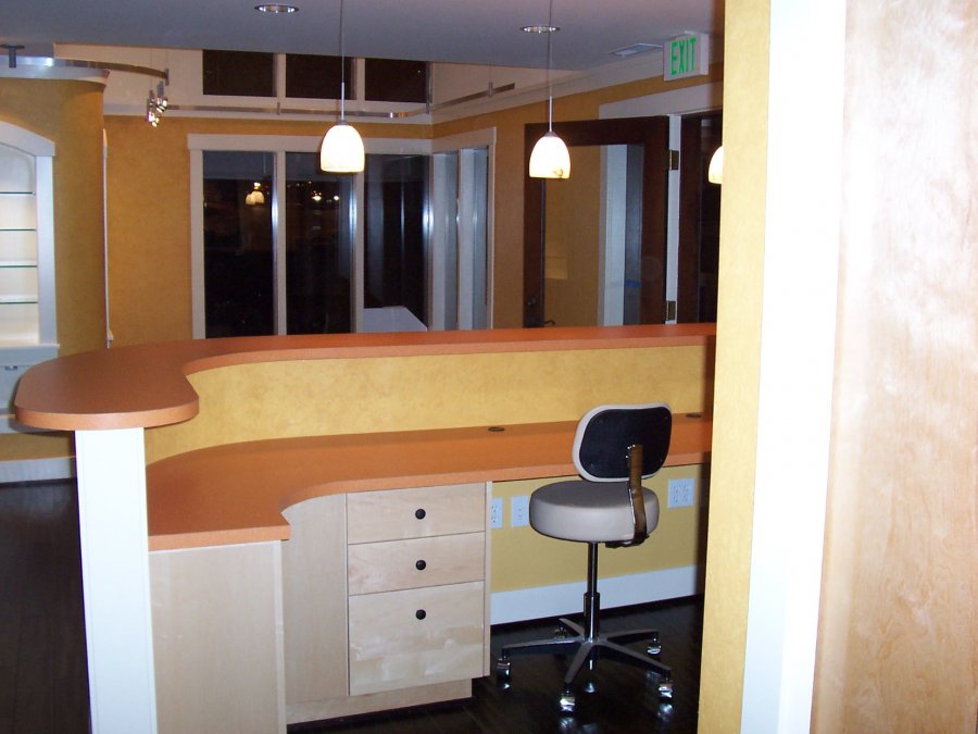 Eye Clinic Reception Desk – D'Ireys Cabinetmakers