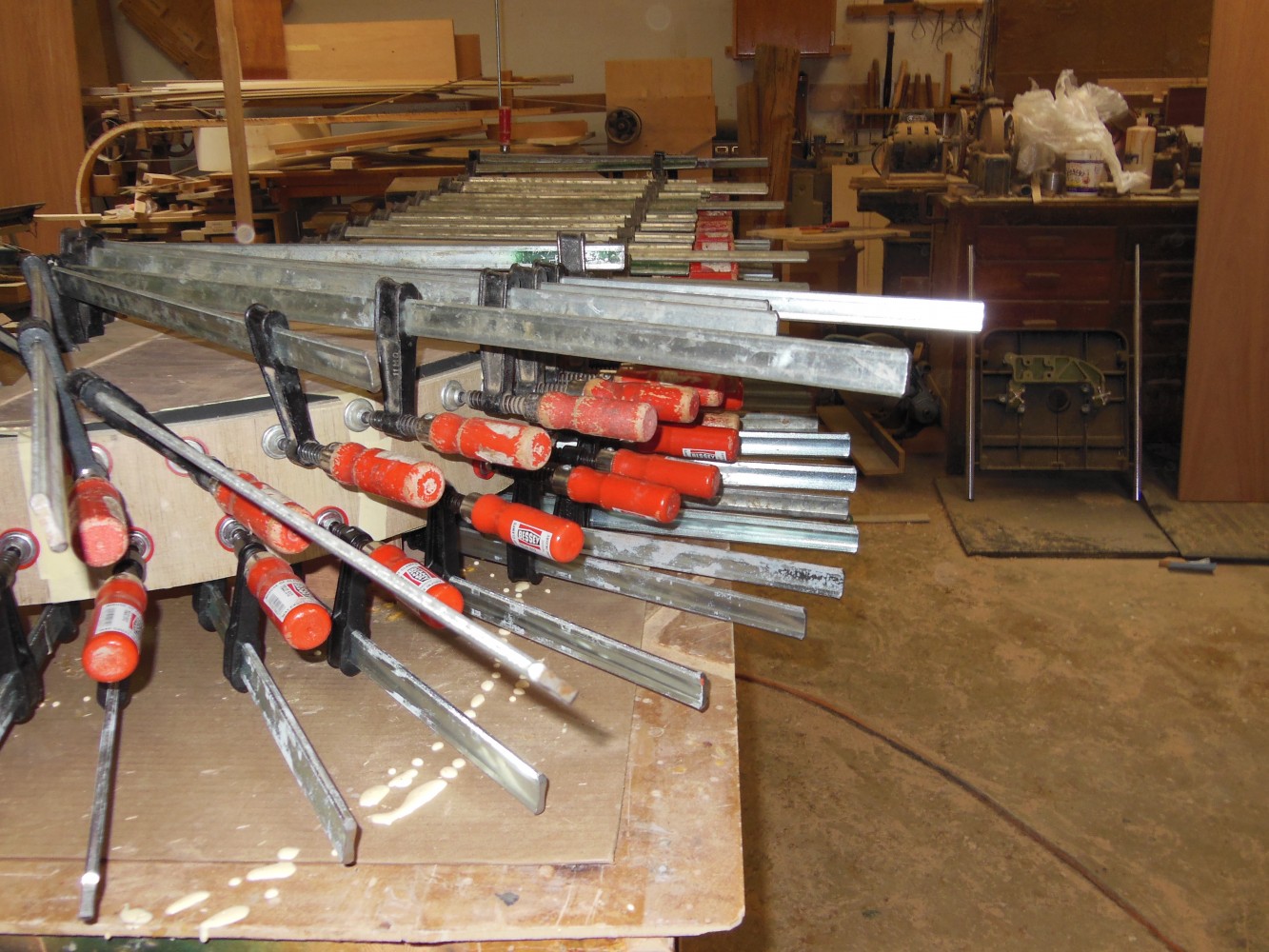 Bending cabinet frame rails – D'Ireys Cabinetmakers